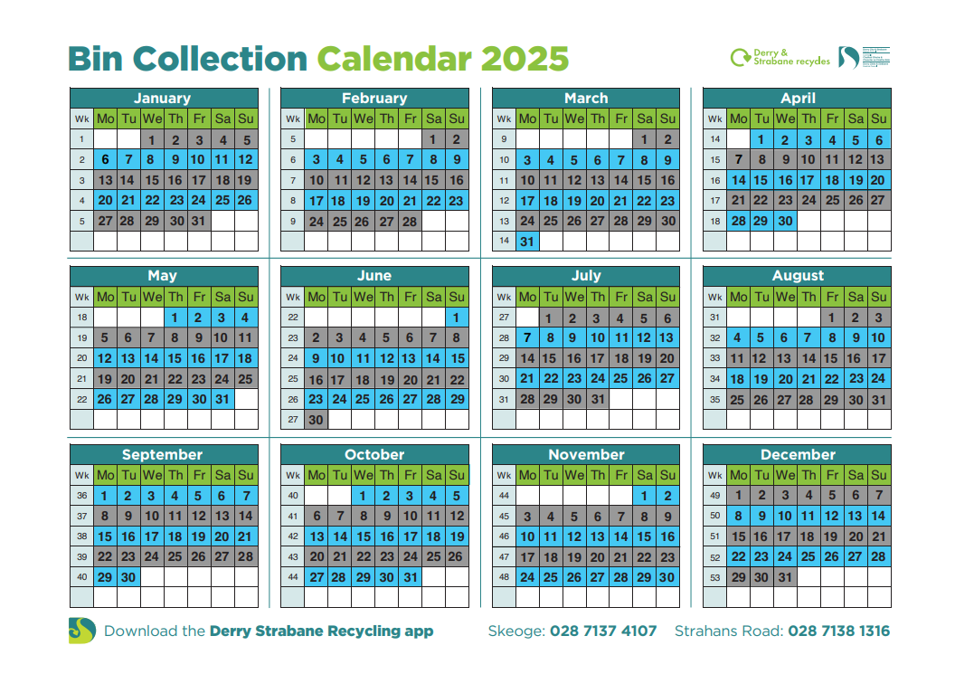 Bin Collections - Derry Strabane